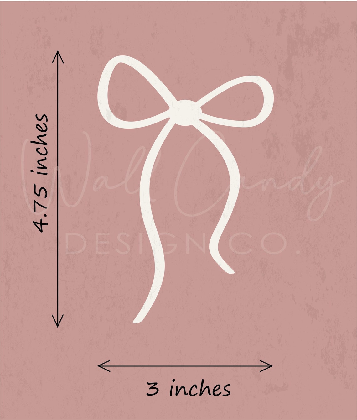 Bow Wall Decals / Kids Room Wall Art / Removable Stickers / Girl ...