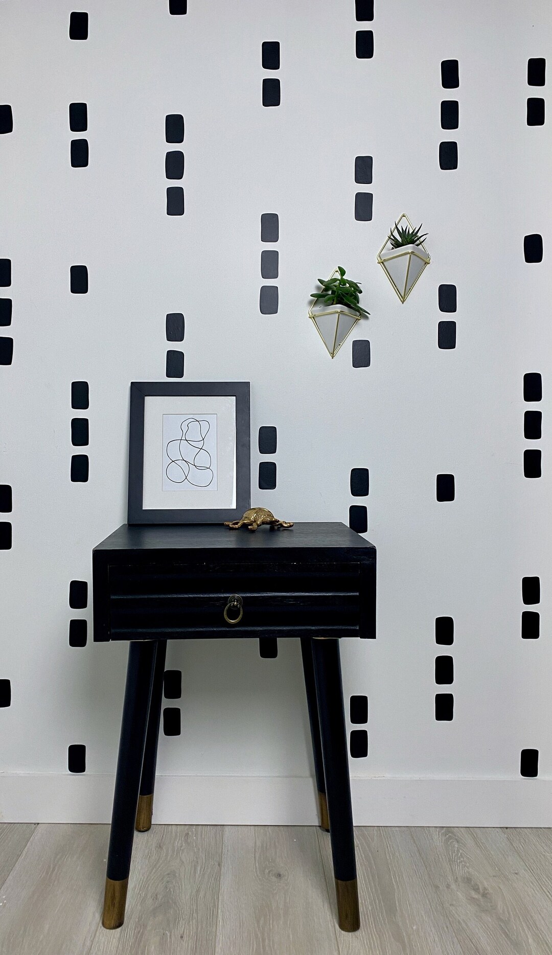 Blocky Line Wall Decals / Modern and Trendy Wall Stickers / Boho Wall ...