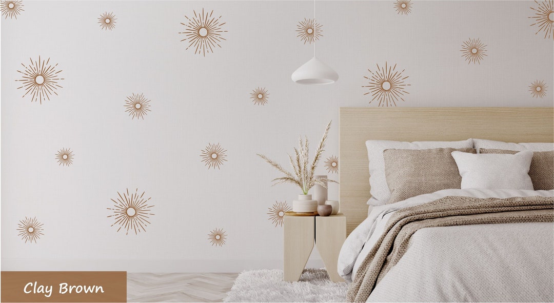 Starburst Wall Decals / Sparkle Decals / Modern Wall Art /removable ...