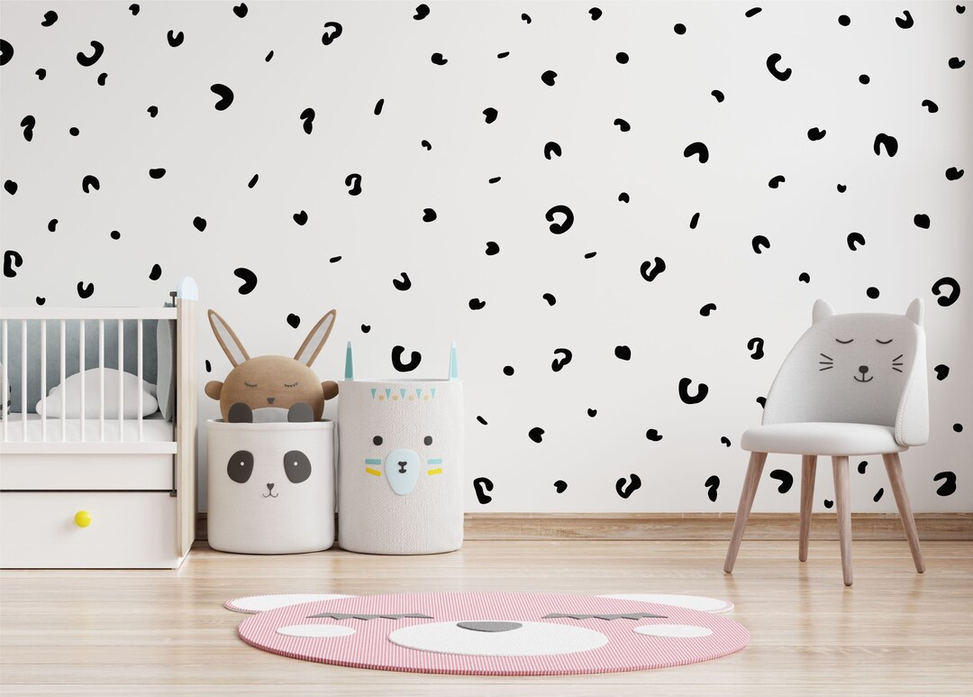 Cheetah Spot Wall Decals /jungle Nursery Decor / Safari Room - Etsy