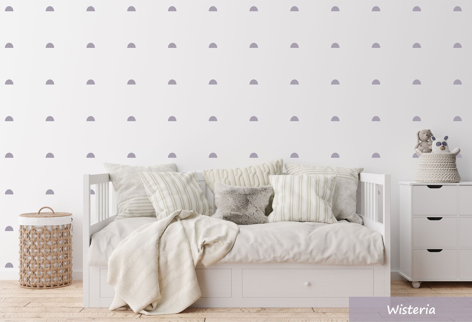 Semi-circle Wall Decals / Half Moon Wall Decals / Boho Bedroom/ - Etsy ...