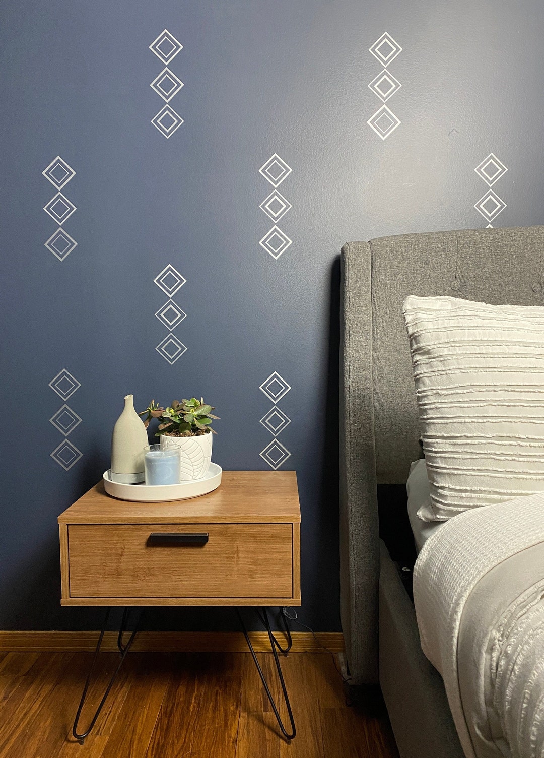 Diamond Wall Decals / Modern Wall Art /removable Wall Stickers ...