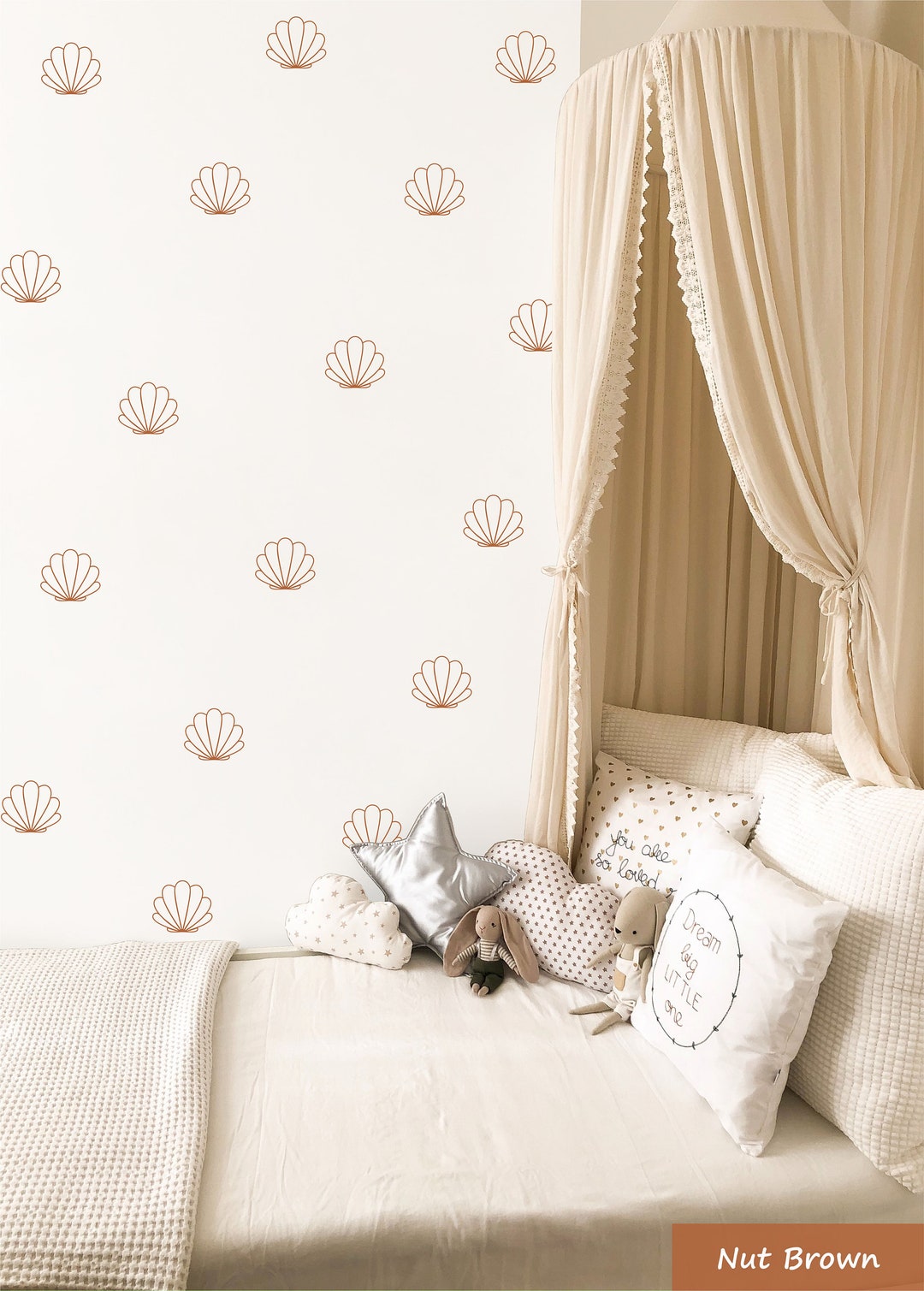 Seashell Wall Decals / Ocean Bedroom /beach Stickers / Modern Nursery ...