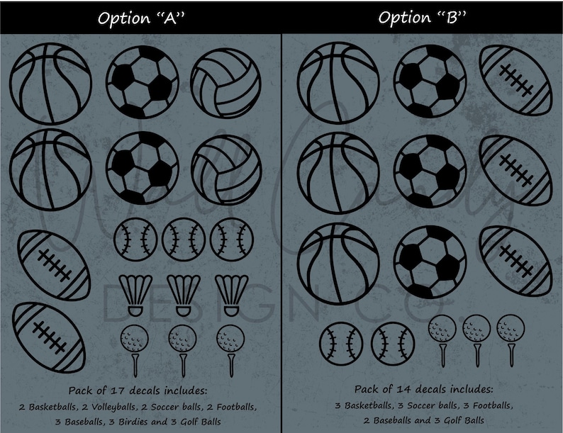 Sports Wall Decals / Removable Decals / Kids Room Decor / Nursery ...