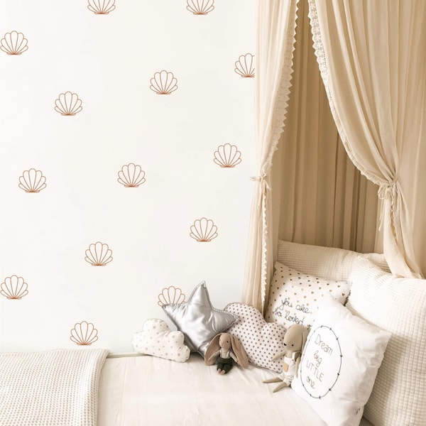 Seashell Bathroom Decal - Etsy