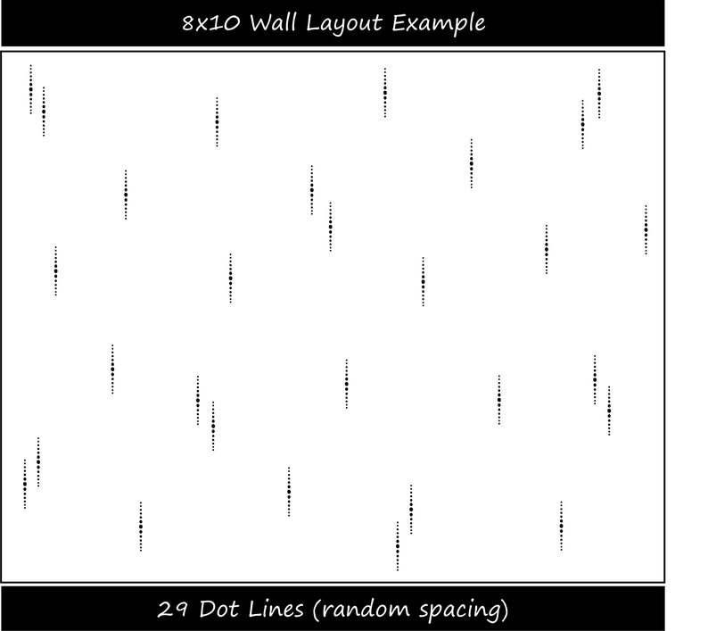 Boho Line Dot Wall Decals / Modern Wall Art /removable Wall | Etsy