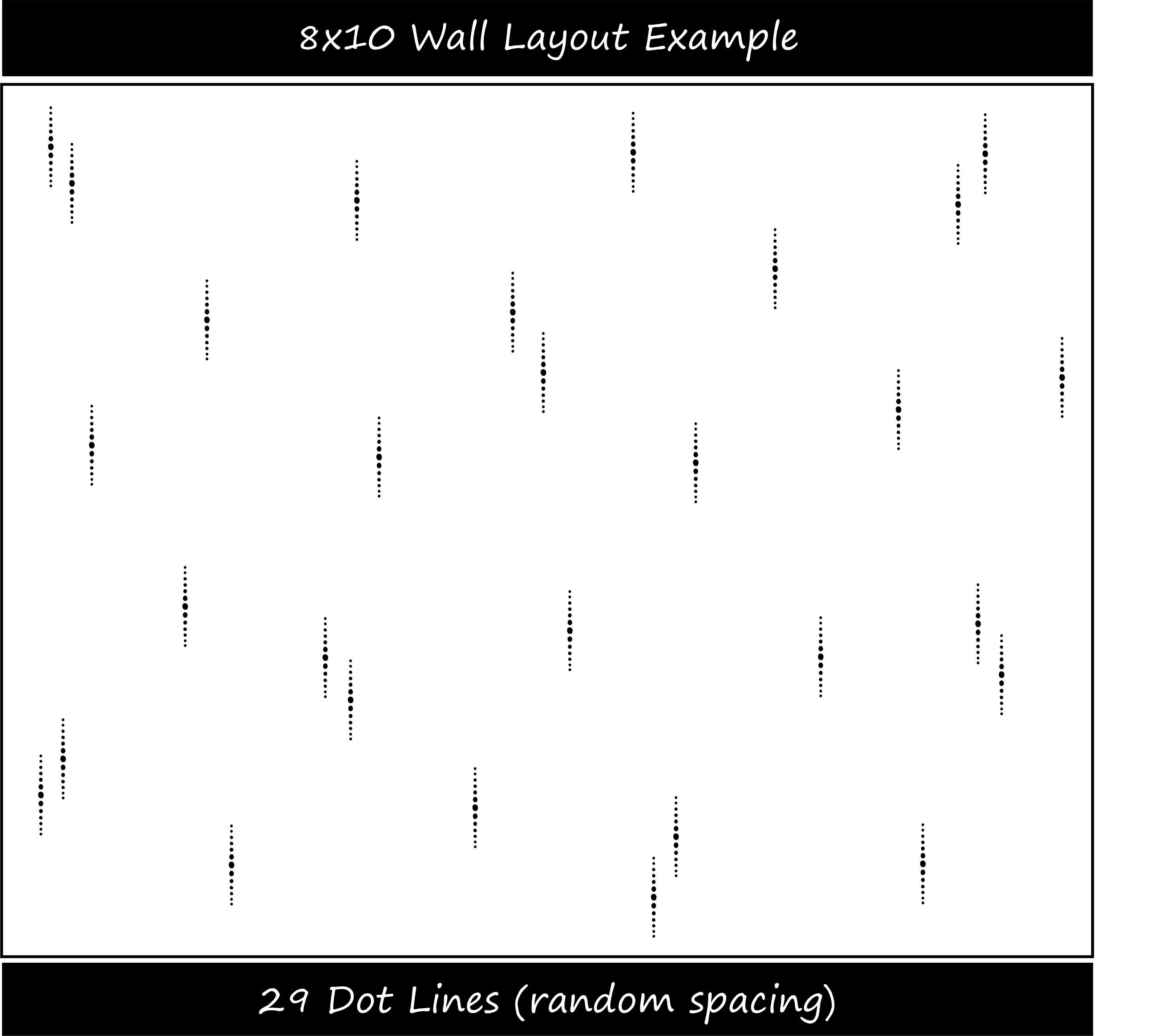 Boho Line Dot Wall Decals / Modern Wall Art /removable Wall | Etsy