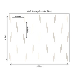 Large Line Wall Decals / Minimal Wall Decor / Removable Wall Stickers ...