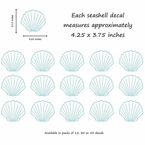 Seashell Wall Decals / Ocean Bedroom /beach Stickers / Modern Nursery ...