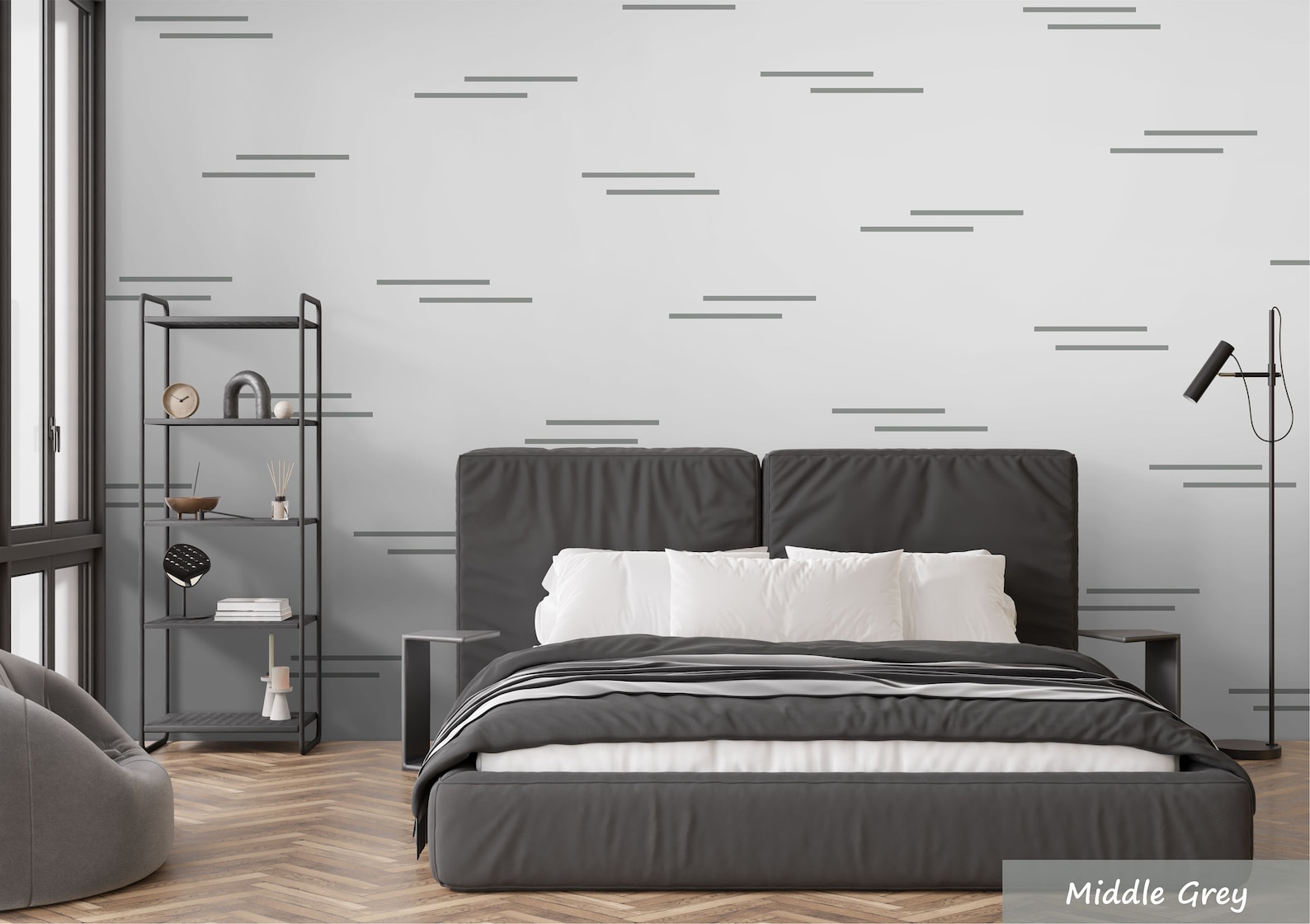 Large Line Wall Decals / Minimal Wall Decor / Removable Wall Stickers ...