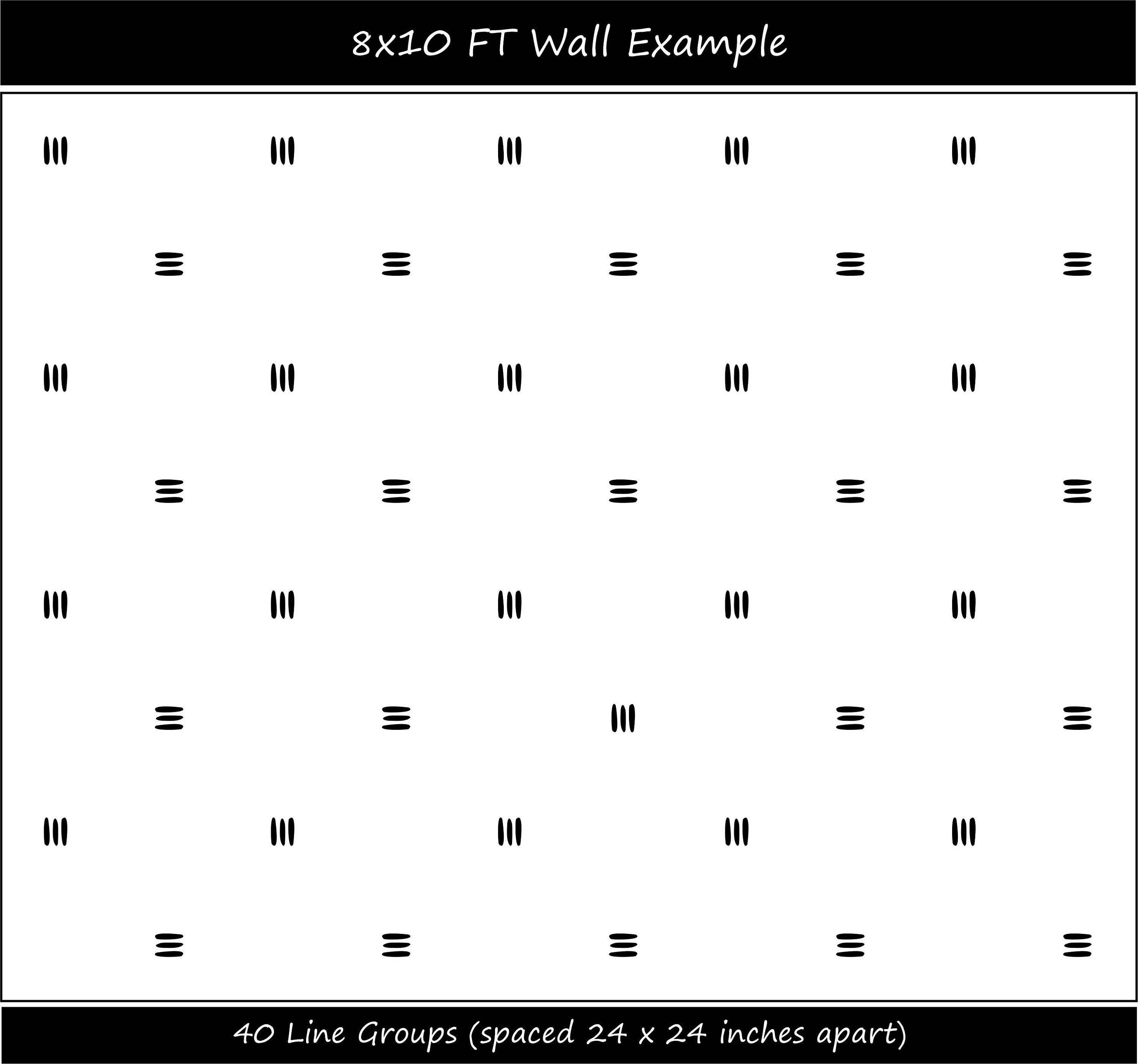 Line Wall Decals Modern Boho Wall Stickers Nursery Decor | Etsy