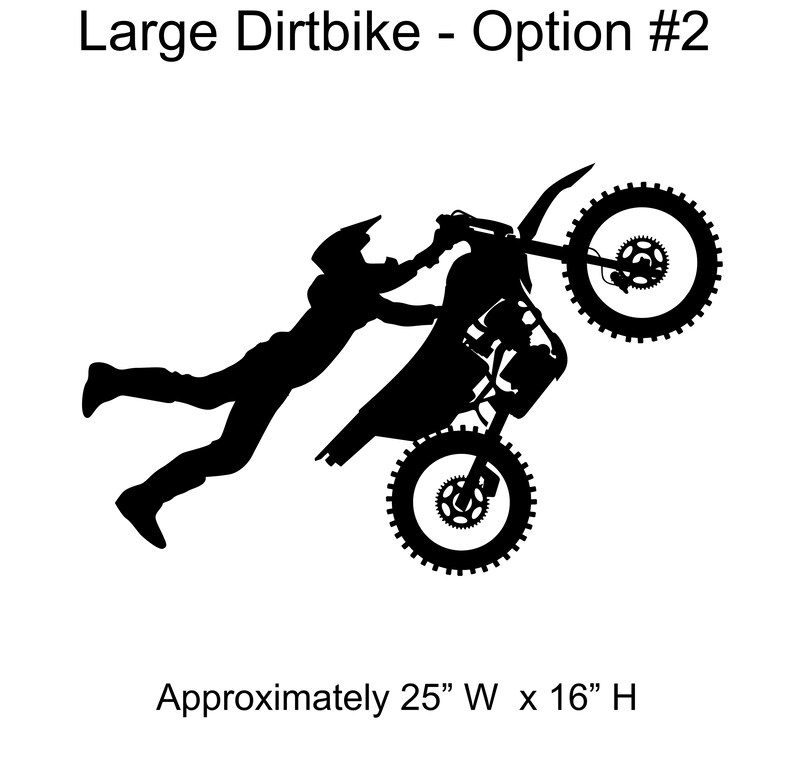 Dirtbike Wall Decals Modern Wall Stickers Peel & Stick - Etsy Canada