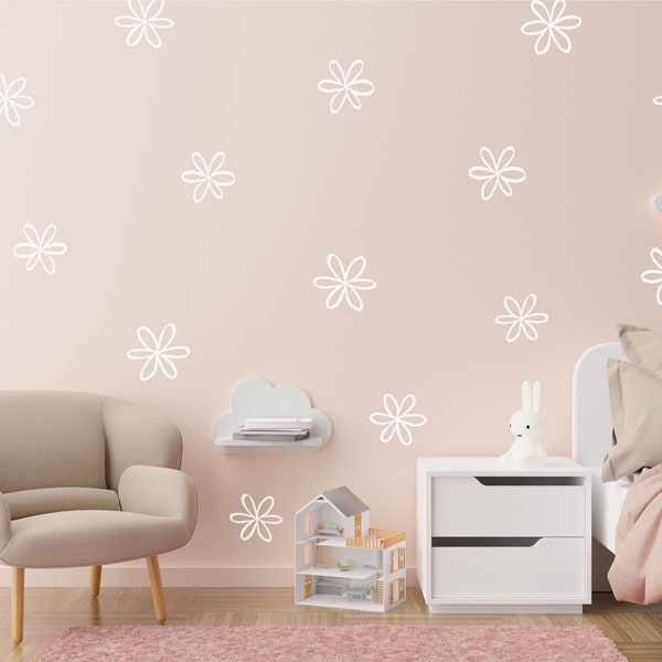 Vinyl Daisy Wall Decals - Etsy