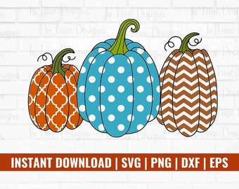 Chevron Pumpkin Svg - Etsy
