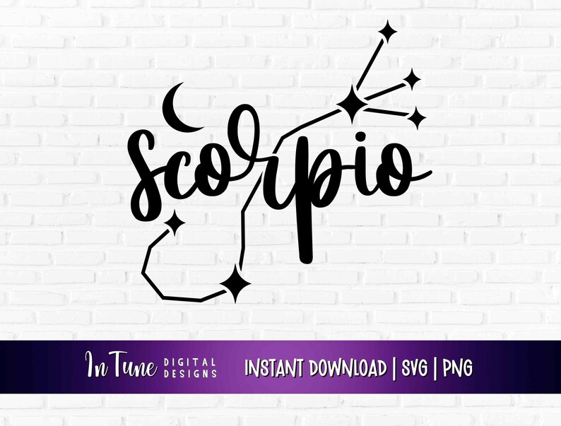 Scorpio Svg Constellation Svg Horoscope Svg Astrology Sign - Etsy