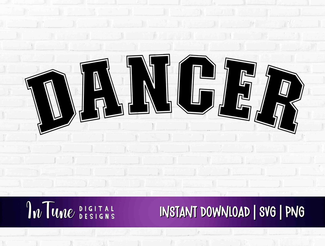 Dance Svg for Cricut Dance Mom Svg Design for Shirt Dancer Png File for ...