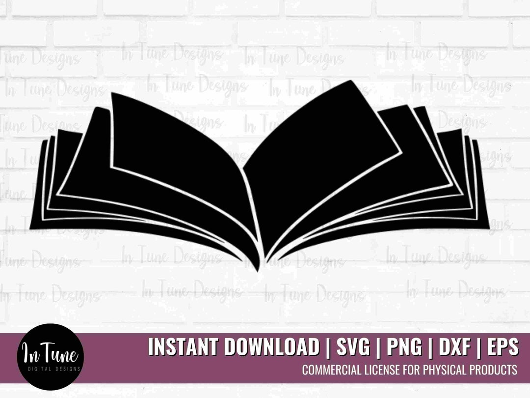 Book Svg Open Book Clip Art Reading Svg Book Lover Svg Books Svg ...