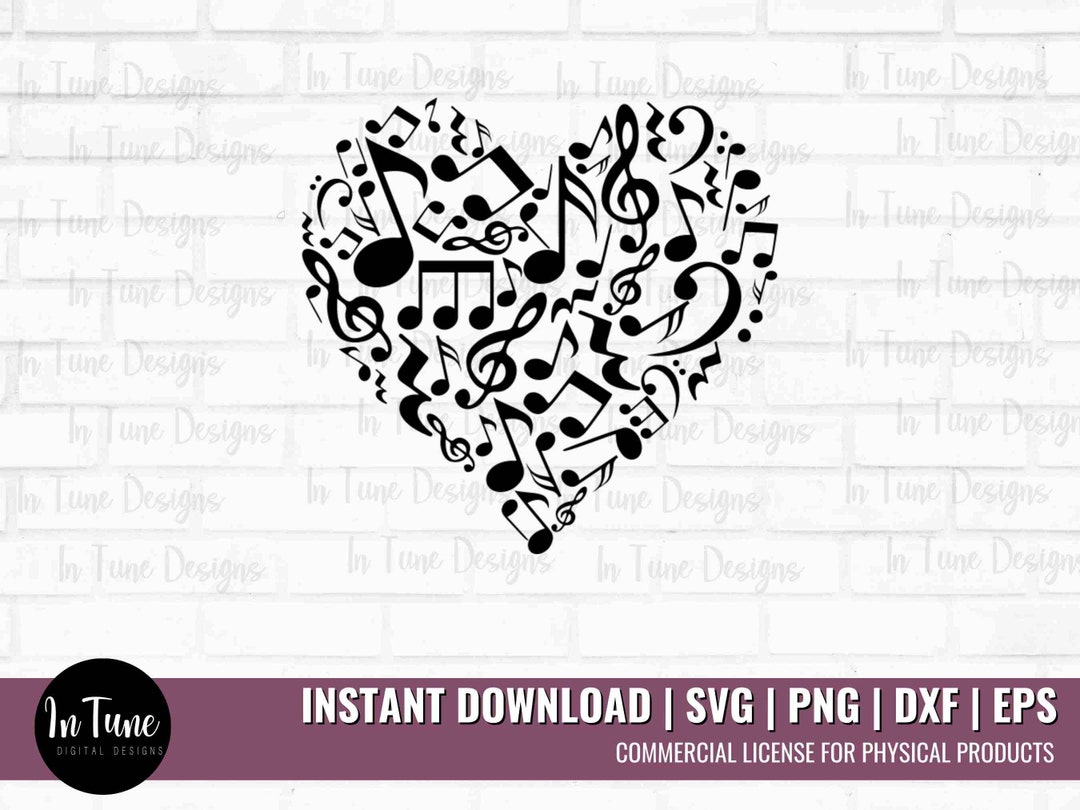 Music SVG, Music Note SVG Bundle, Music Notes Clipart, Music Symbols ...