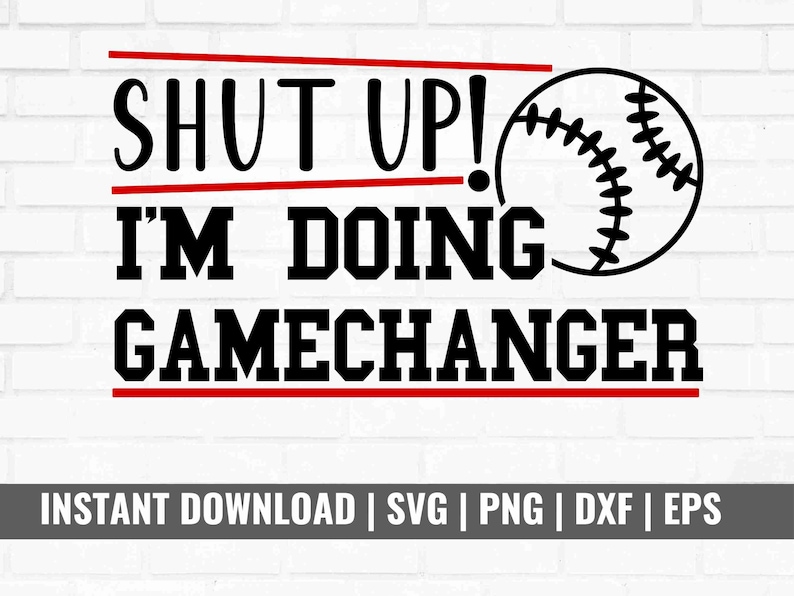 Shut up I'm Doing Gamechanger Scorekeeper Svg Softball - Etsy
