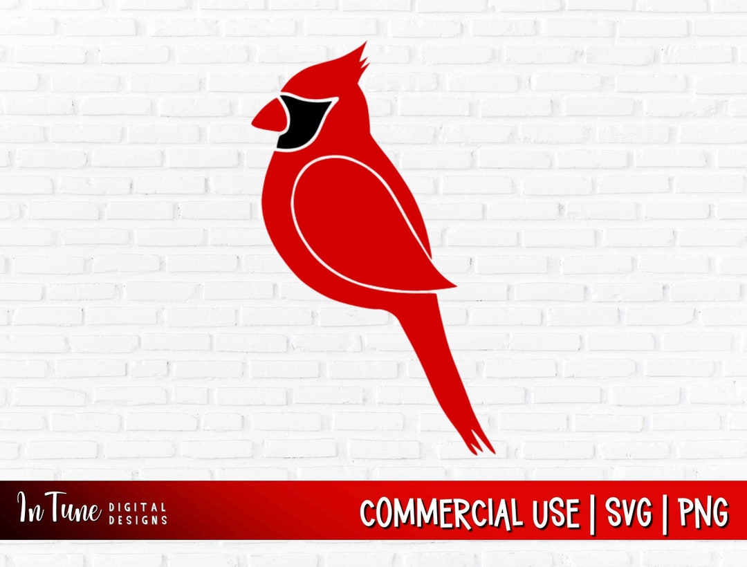 Cardinal Svg, Red Cardinal Bird Cut File, Ohio State Bird Svg, Cardinal ...