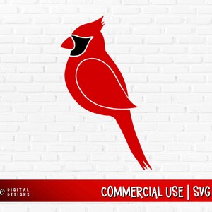 Cardinal Svg, Red Cardinal Bird Cut File, Ohio State Bird Svg, Cardinal ...