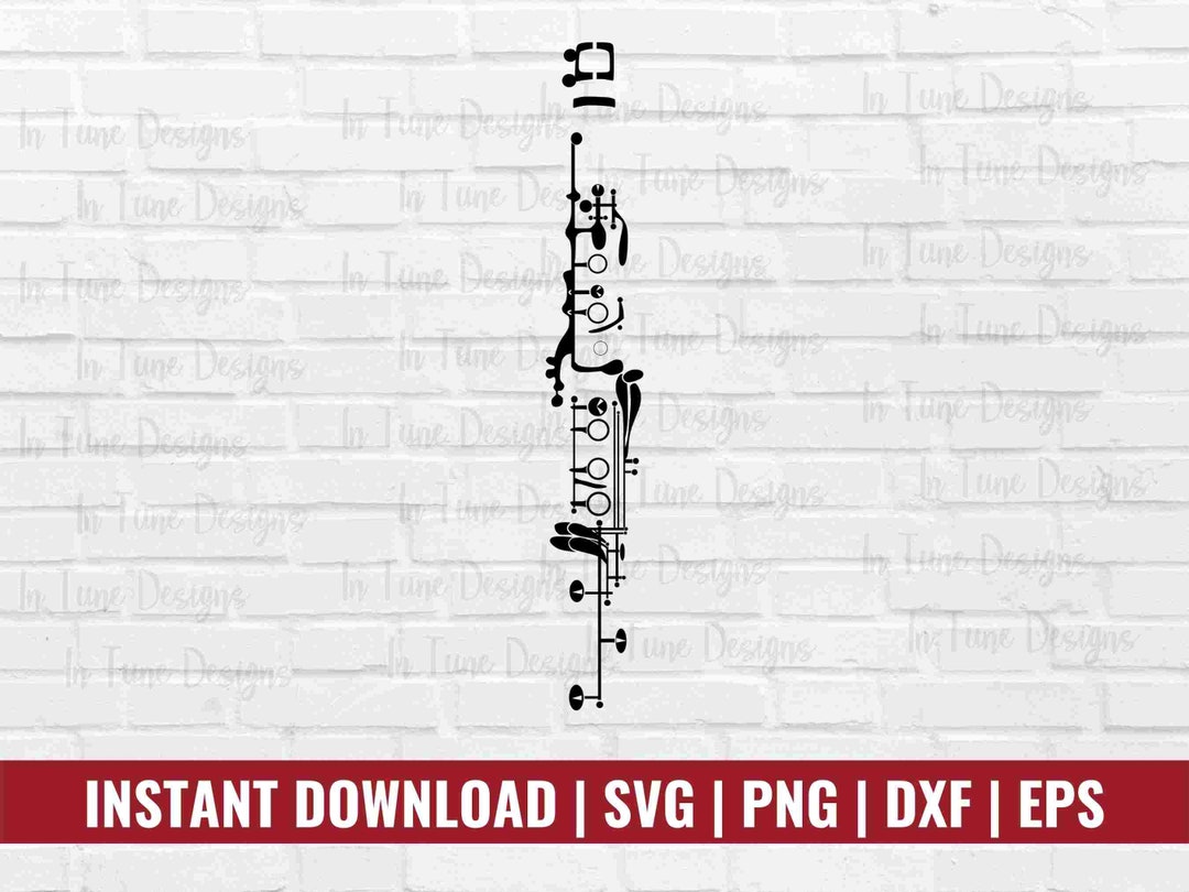 Clarinet Keys Designs, Clarinet Keywork Svg, Clarinet Keys for Stickers ...