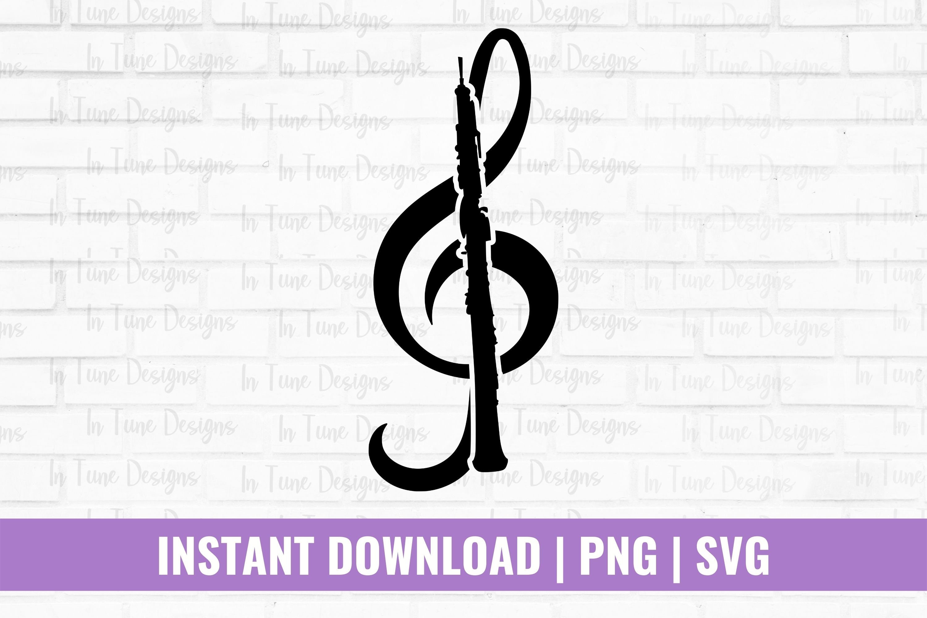 Oboe Svg Music Svg Musician Gifts Oboe Player Gift Treble | Etsy