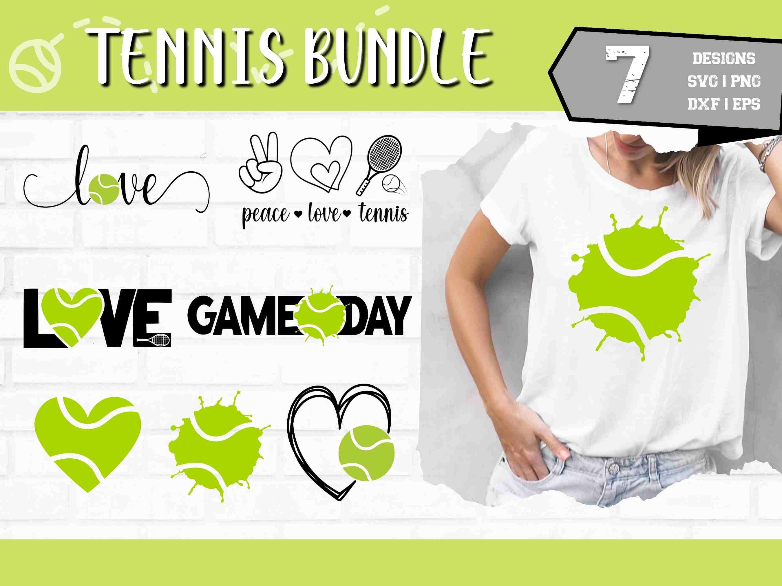 Tennis SVG Bundle Tennis Designs for Tshirts Tennis Shirt - Etsy