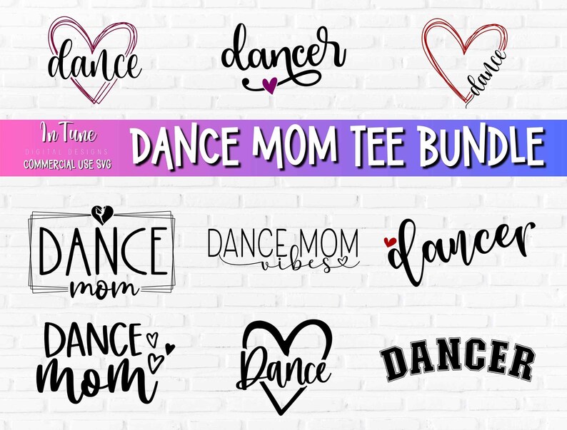 Dance Svg, Dance Mom Tshirt, Dancer Mom Svg, Dance Design for Tshirt ...