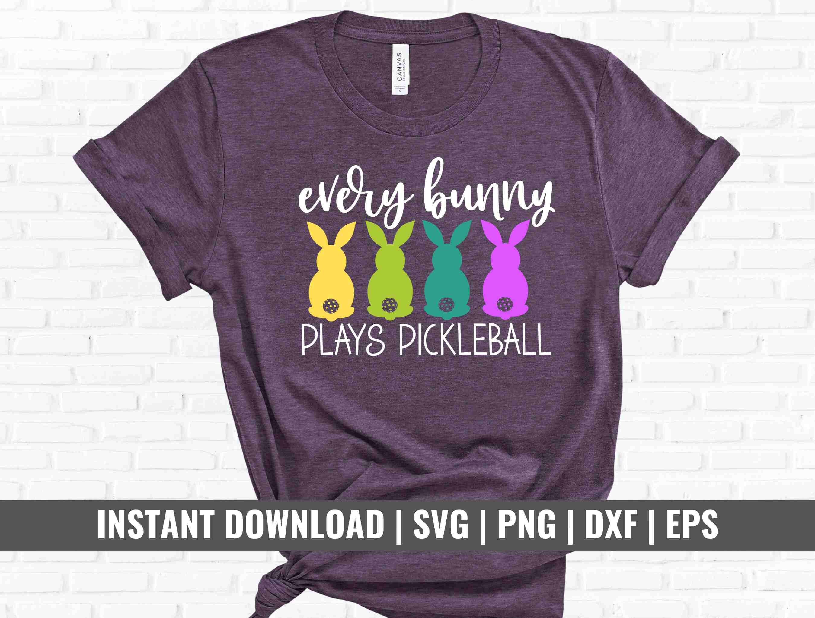 Pickleball Svg for Easter Designs for Shirt Pickleball PNG - Etsy