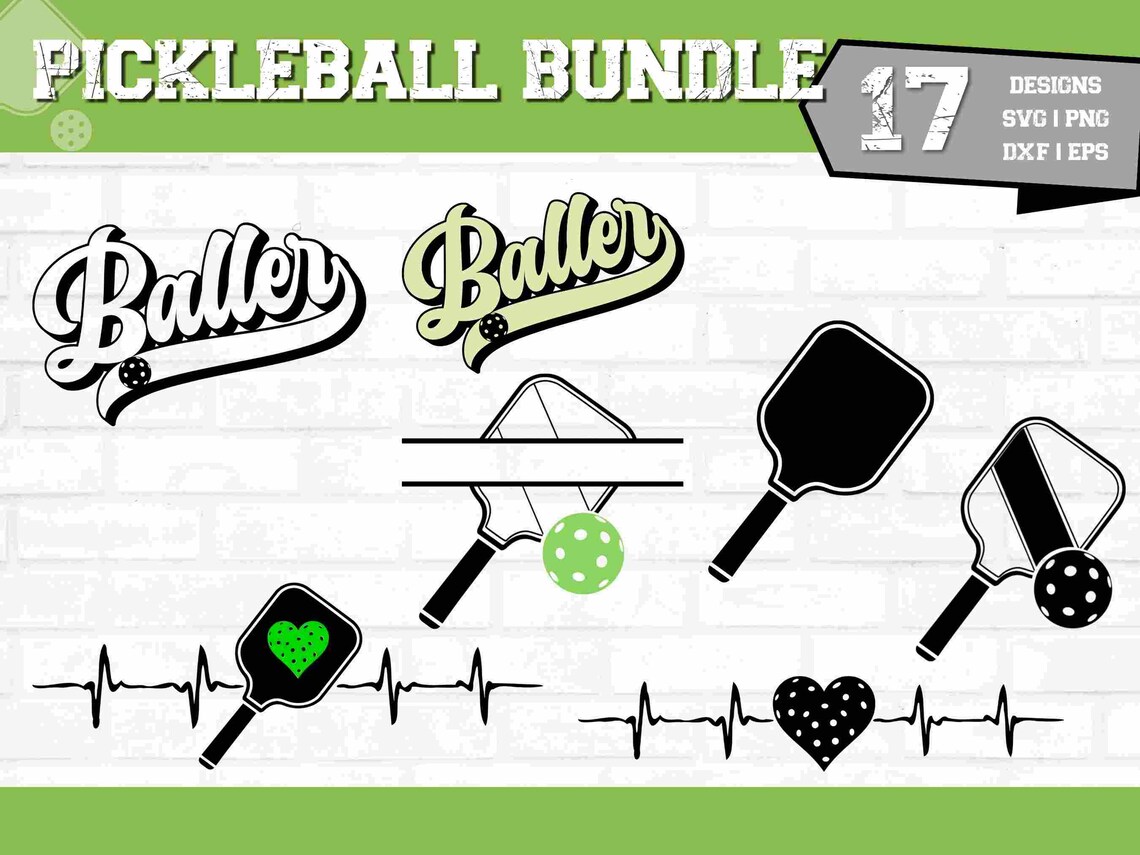 Pickleball SVG Bundle Digital Download Cut Files Pickleball - Etsy