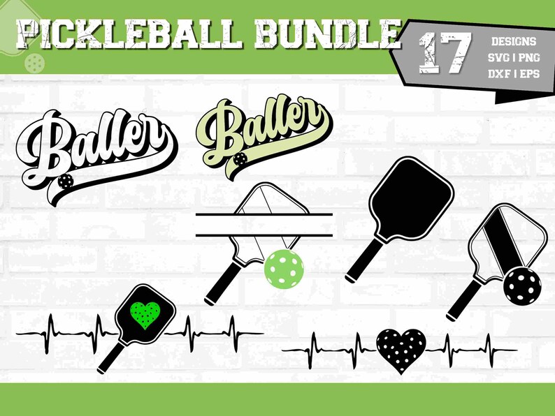 Pickleball SVG Bundle Digital Download Cut Files Pickleball - Etsy