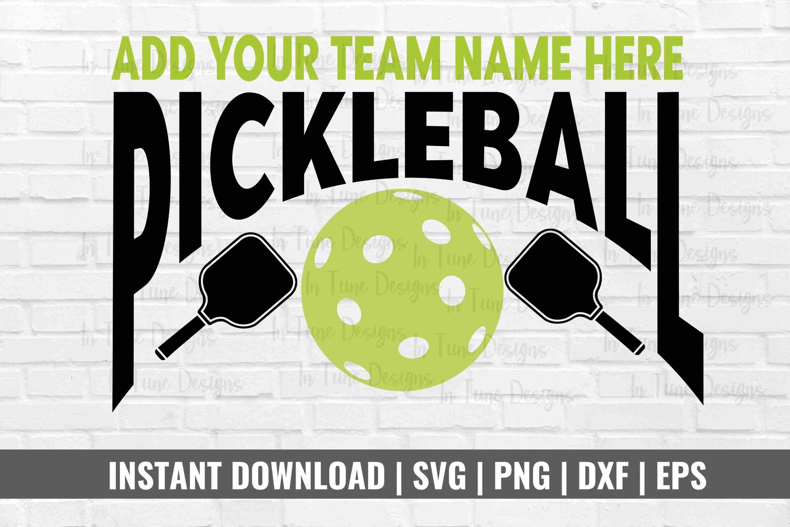 Pickleball Svg for Shirts Pickleball Customized Logo - Etsy