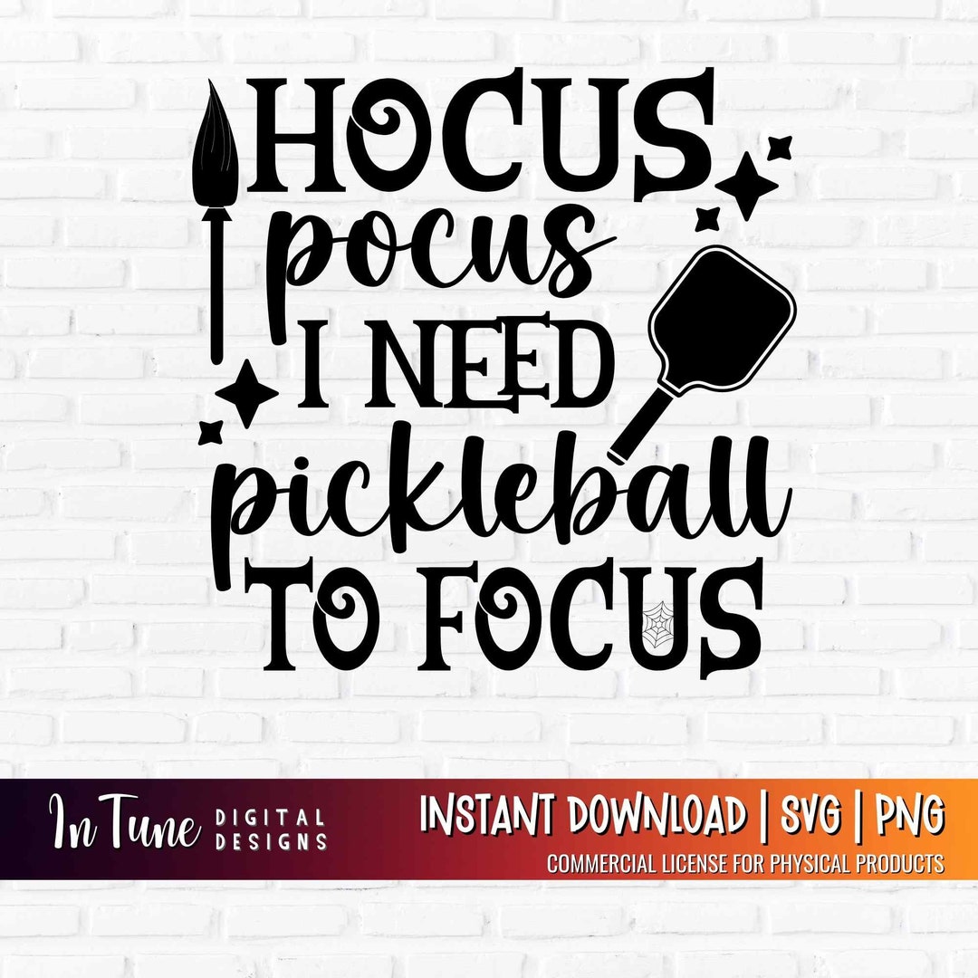 Halloween Pickleball SVG, Fall Pickleball Design for Crafters, Autumn ...