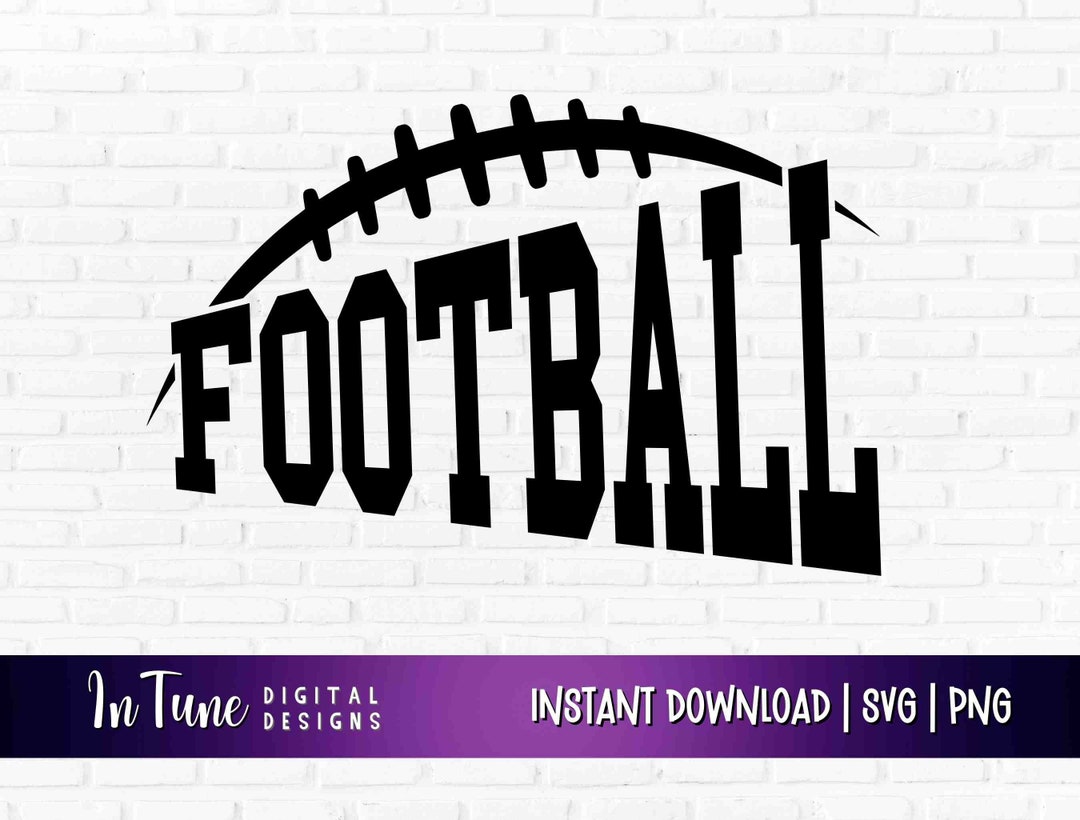 Football SVG Design for Cricut Football Png File for Shirt Sports ...