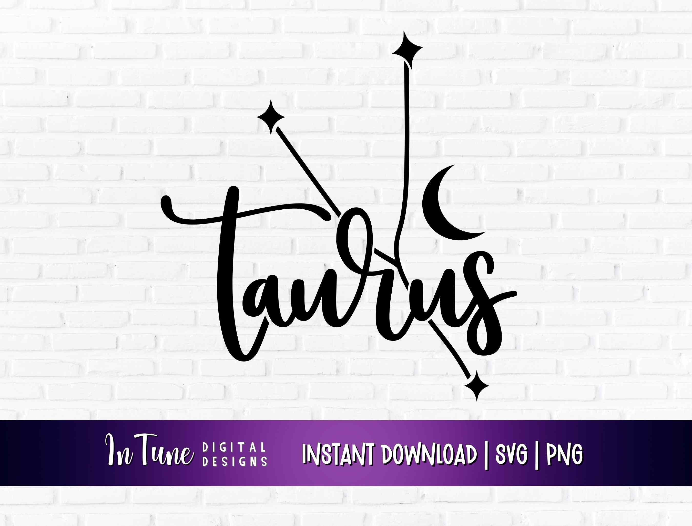 Taurus Zodiac Symbol Svg Constellation Svg Horoscope Svg - Etsy