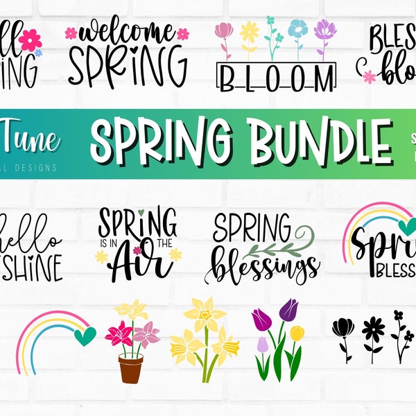 Spring Svg Files - Etsy