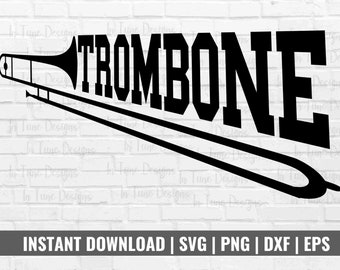 Trombone Stencil, Mylar Reusable Stencil, Stencil, FAST SHIPPING - Etsy