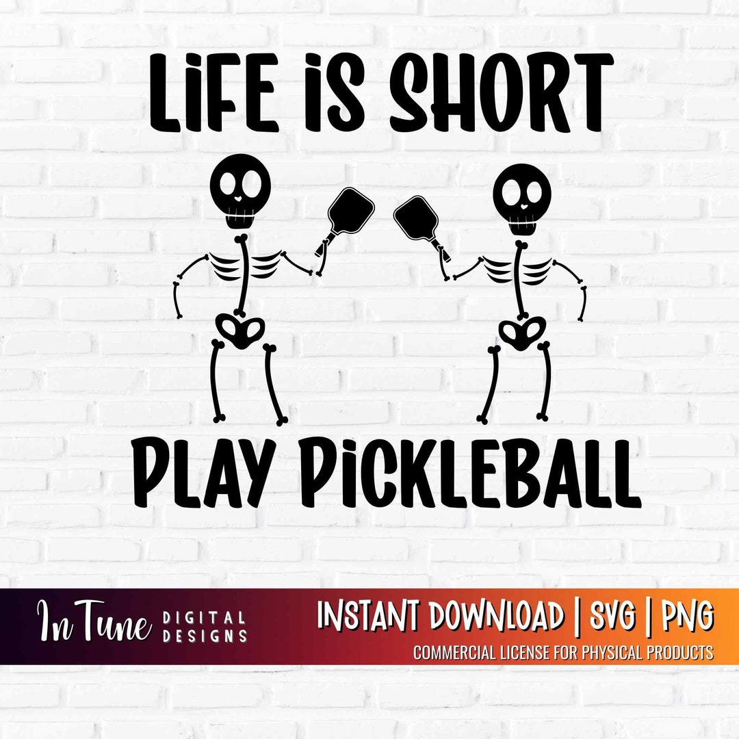 Halloween Pickleball SVG, Fall Pickleball Design for Crafters, Autumn ...