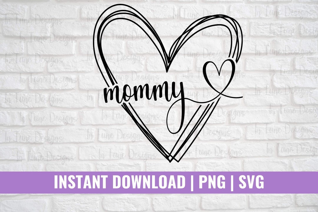 Mommy Heart Svg, Mothers Day SVG, New Mom Svg, Expecting Mom Gift ...