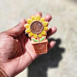 Sunflower Bath Bomb | Bath Fizzy | Wildflower | Sunflower | Flower Bath ...