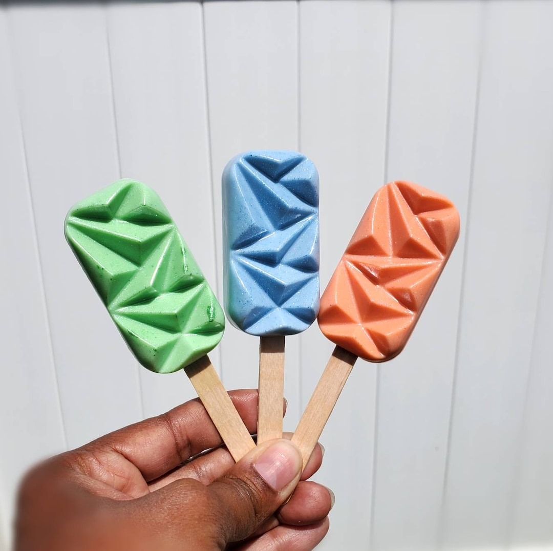 Mini Popsicle Soaps, Popsicle Soap Bar, Soap on Stick, Party Favor Soap ...
