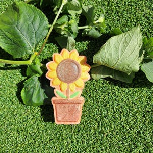 Sunflower Bath Bomb | Bath Fizzy | Wildflower | Sunflower | Flower Bath ...