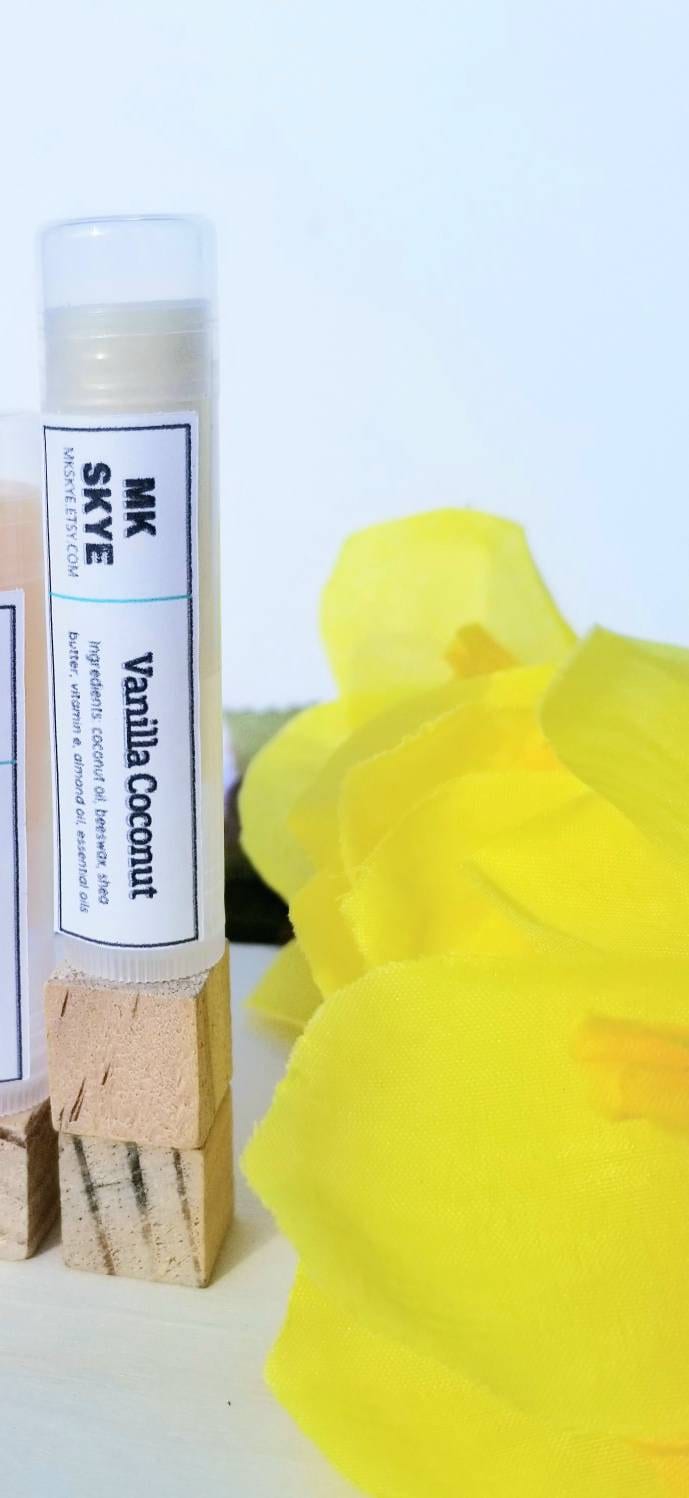 All Natural Chapstick Homemade Lip Balm Stick Mica Natural - Etsy