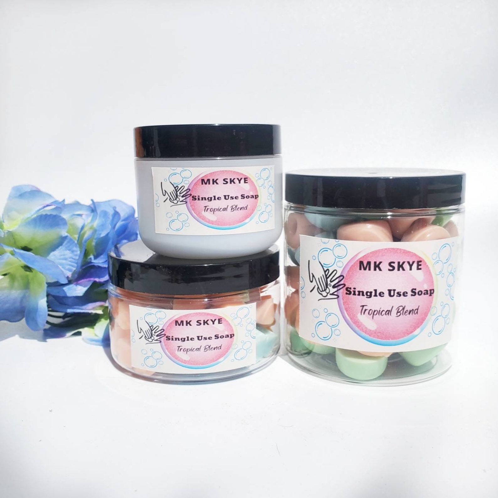 Single Use Soap - on the Go Soap, Tabs Count 12, 30, or 60, Tropical ...