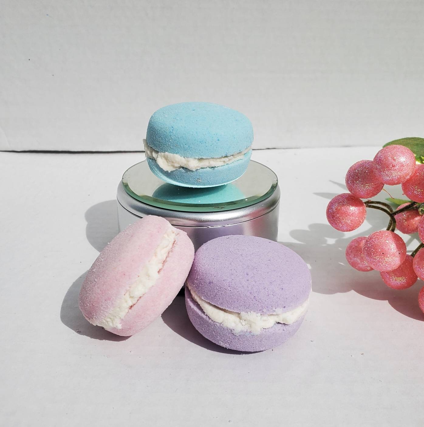 Macaron Bath Bombs Macaron Shaped Bath Bomb With Bubble Bath - Etsy