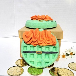 Leprechaun Waffle Bombs, Leprechaun Bath Bomb, St Patty's Day Gifts, St ...