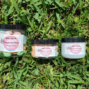 Single Use Soap - on the Go Soap, Tabs Count 12, 30, or 60, Tropical ...