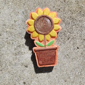 Sunflower Bath Bomb | Bath Fizzy | Wildflower | Sunflower | Flower Bath ...