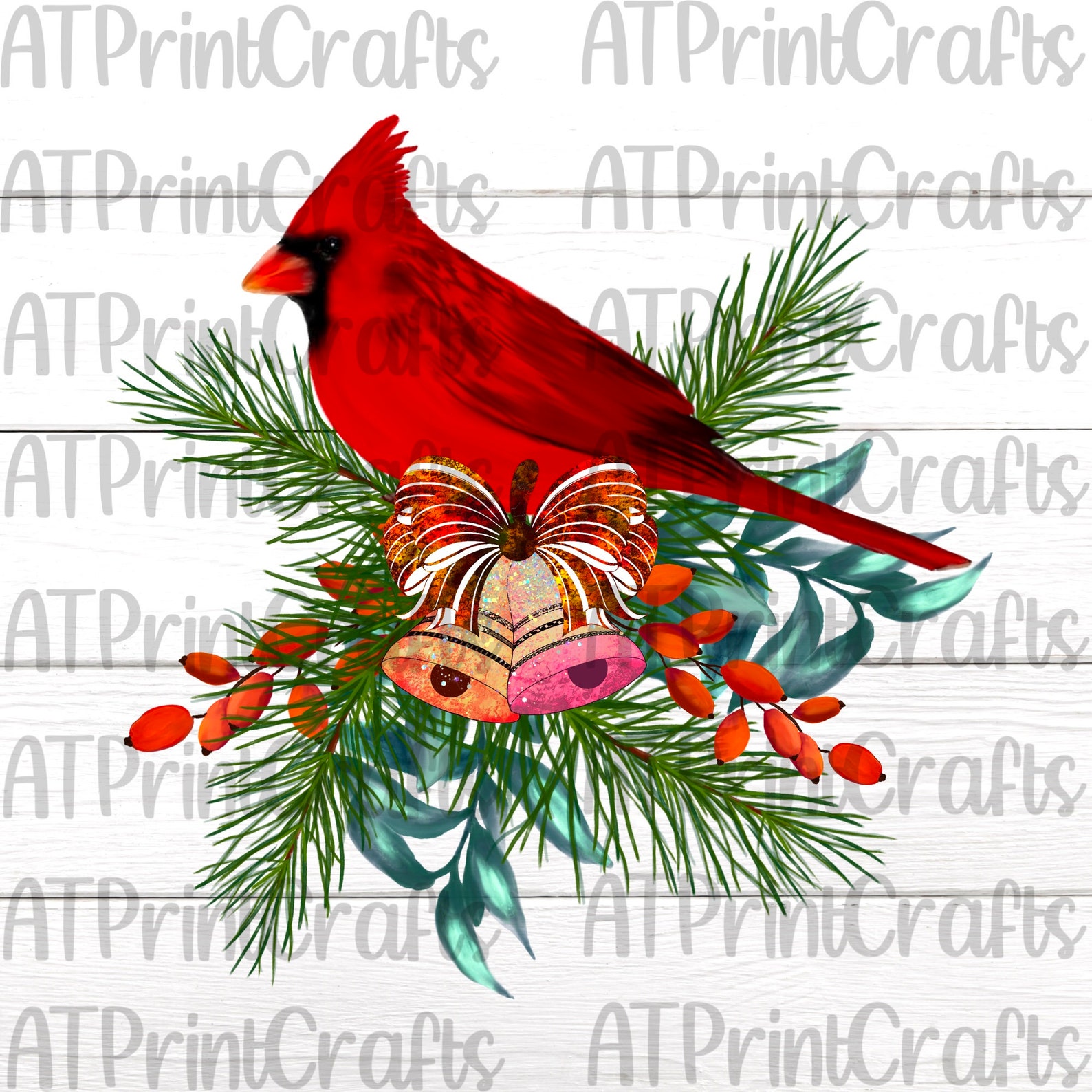 Png Cardinal Sublimation Design Digital Download Sublimation Graphics ...